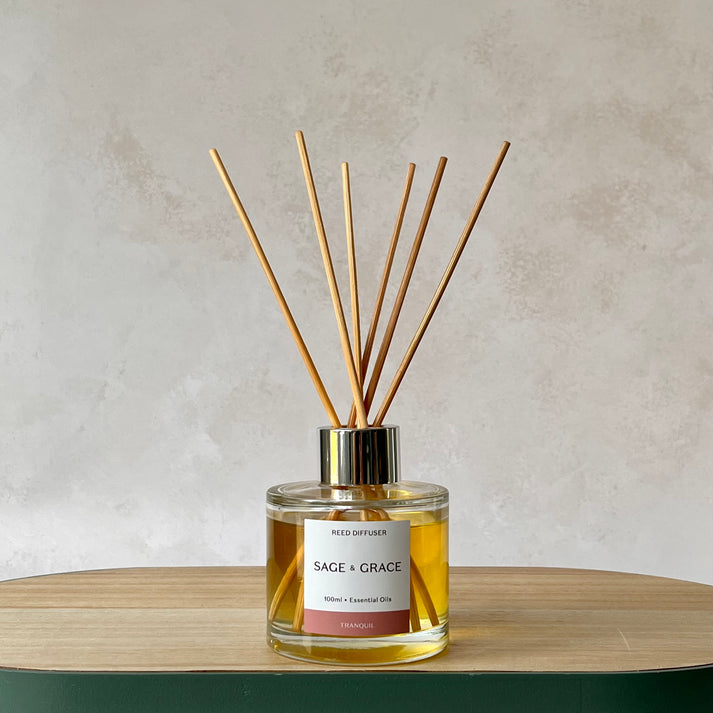 Tranquil - Essential Oil Reed Diffuser – Sage & Grace UK